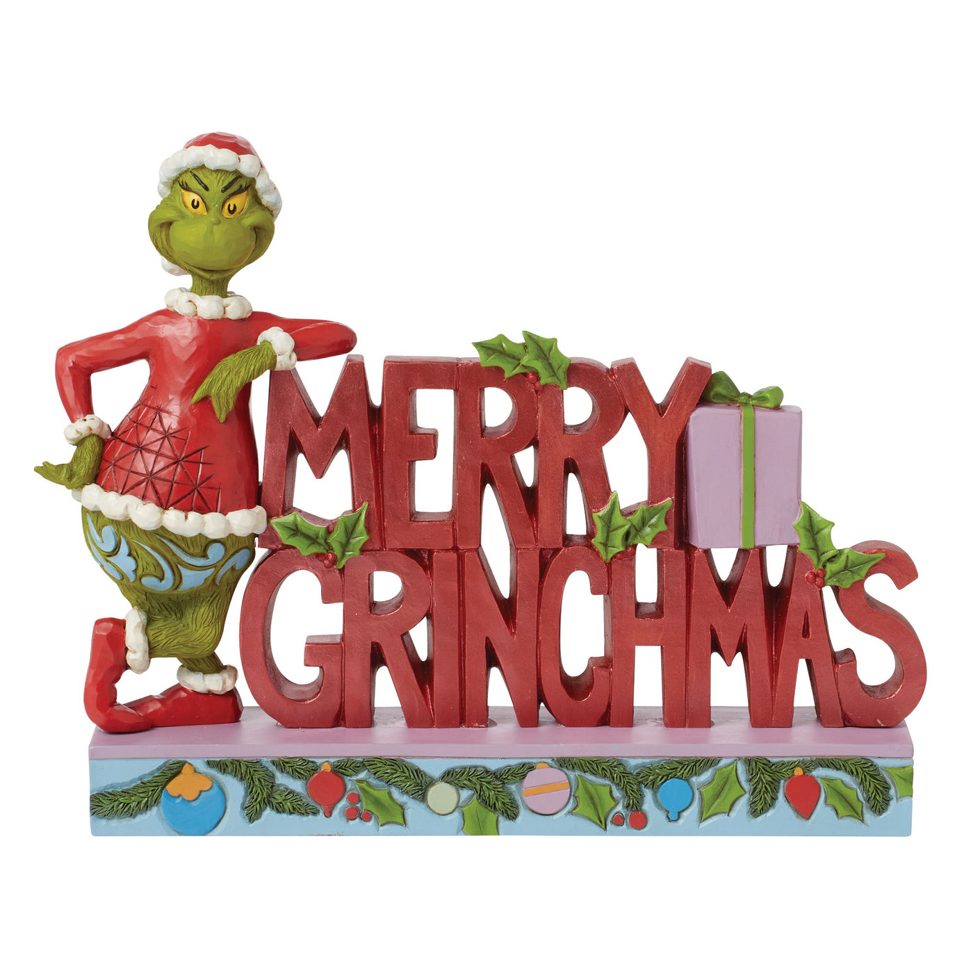 Grinch "Merry Grinchmas" Word — Enesco Gift Shop