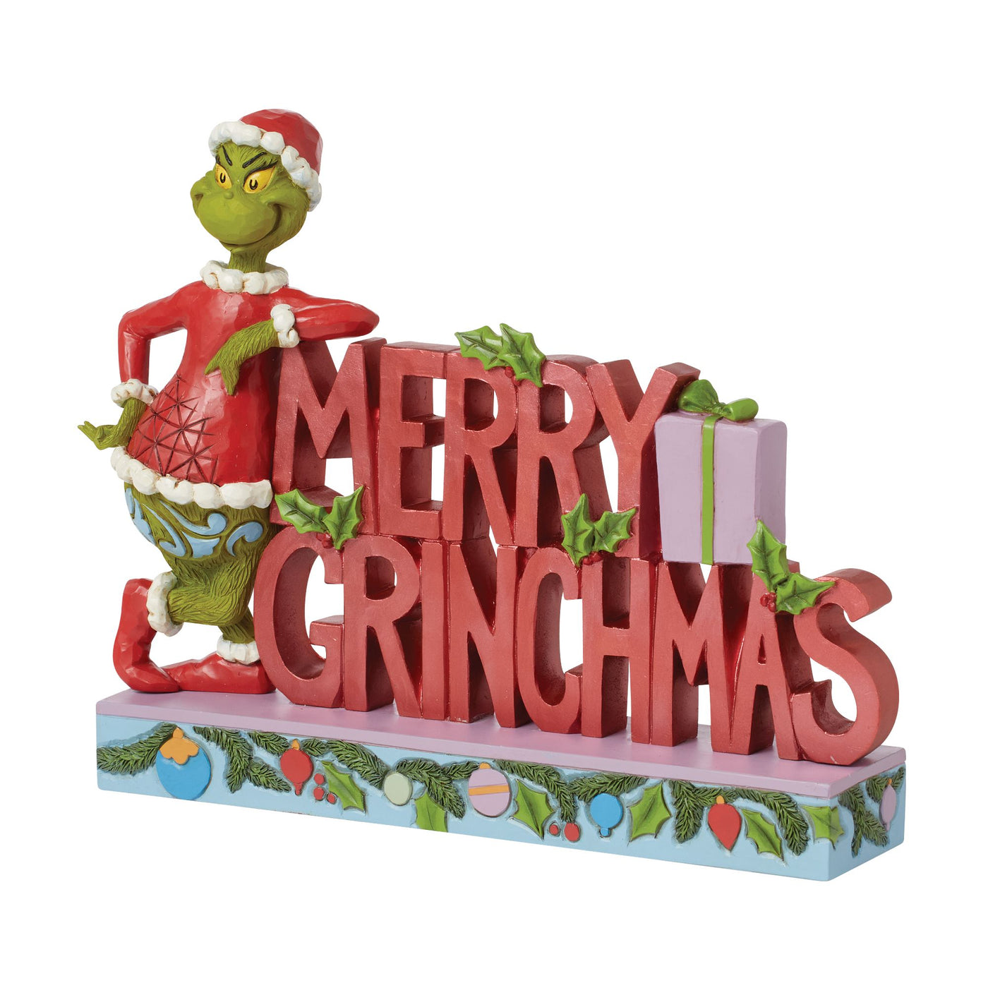 Grinch "Merry Grinchmas" Word — Enesco Gift Shop