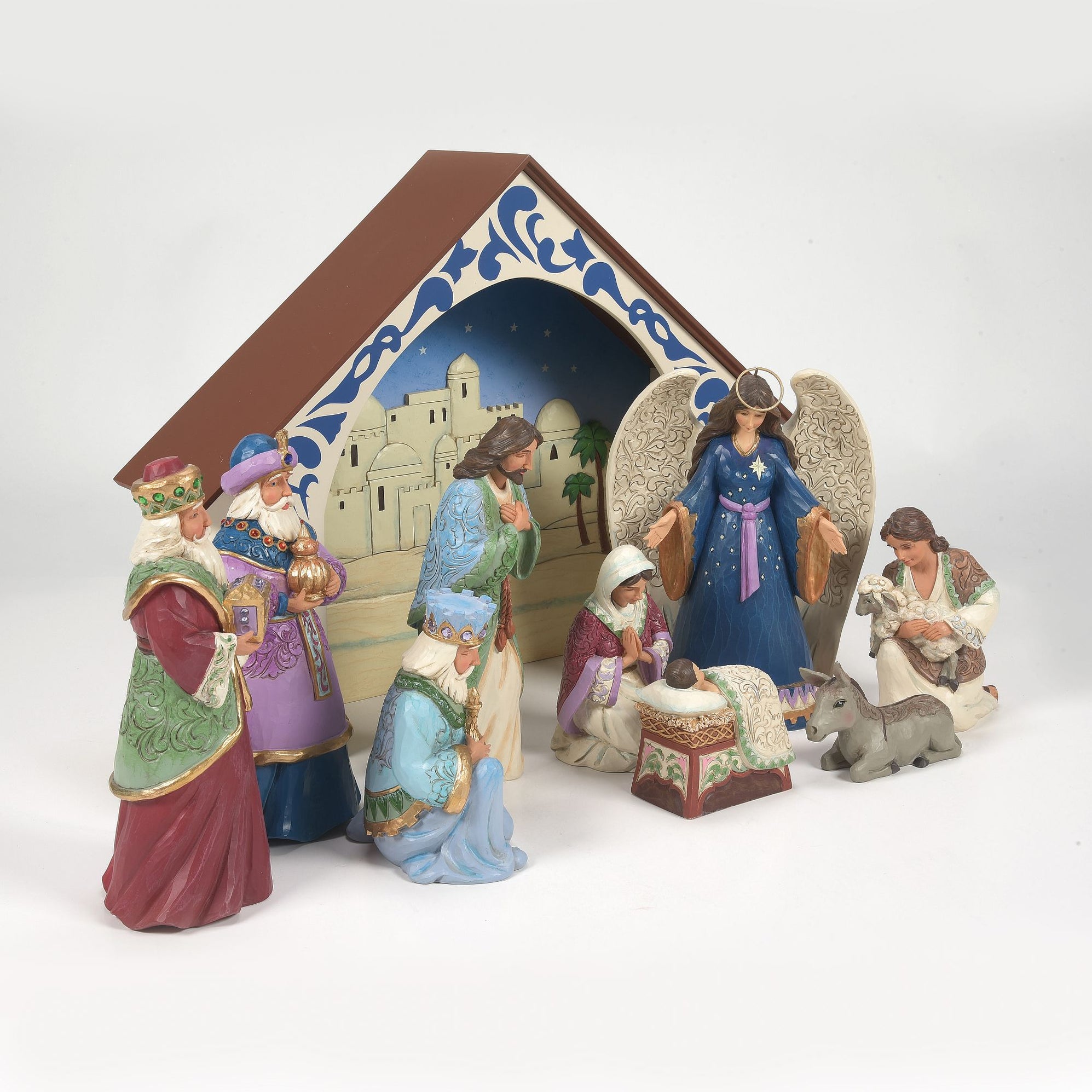 10 PC Nativity Set Figurines — Enesco Gift Shop