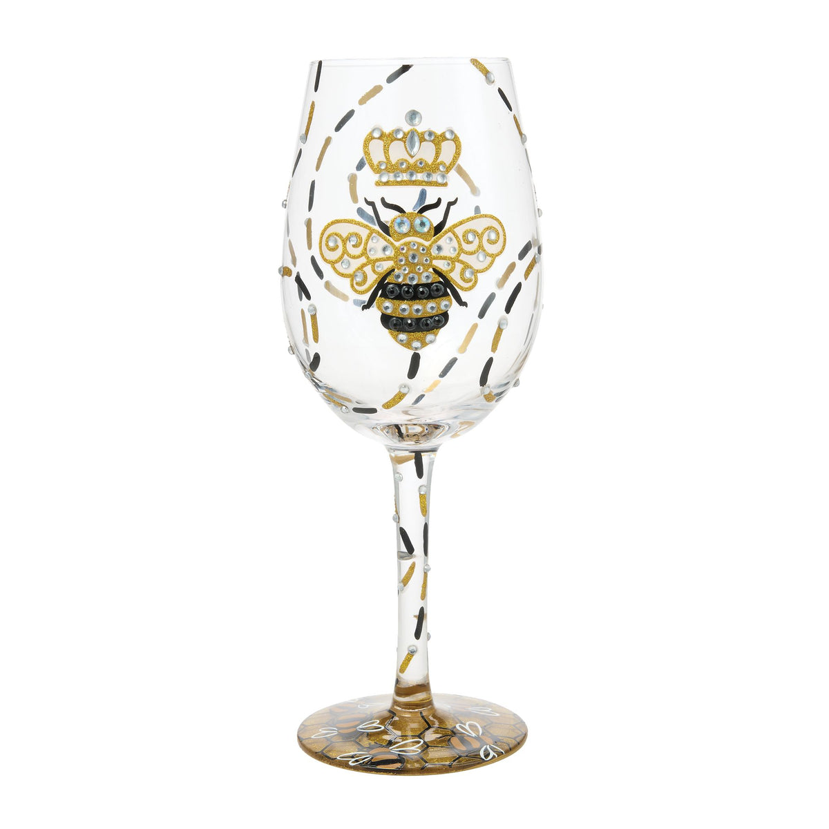 Queen Bee Wine Glass — Enesco Gift Shop